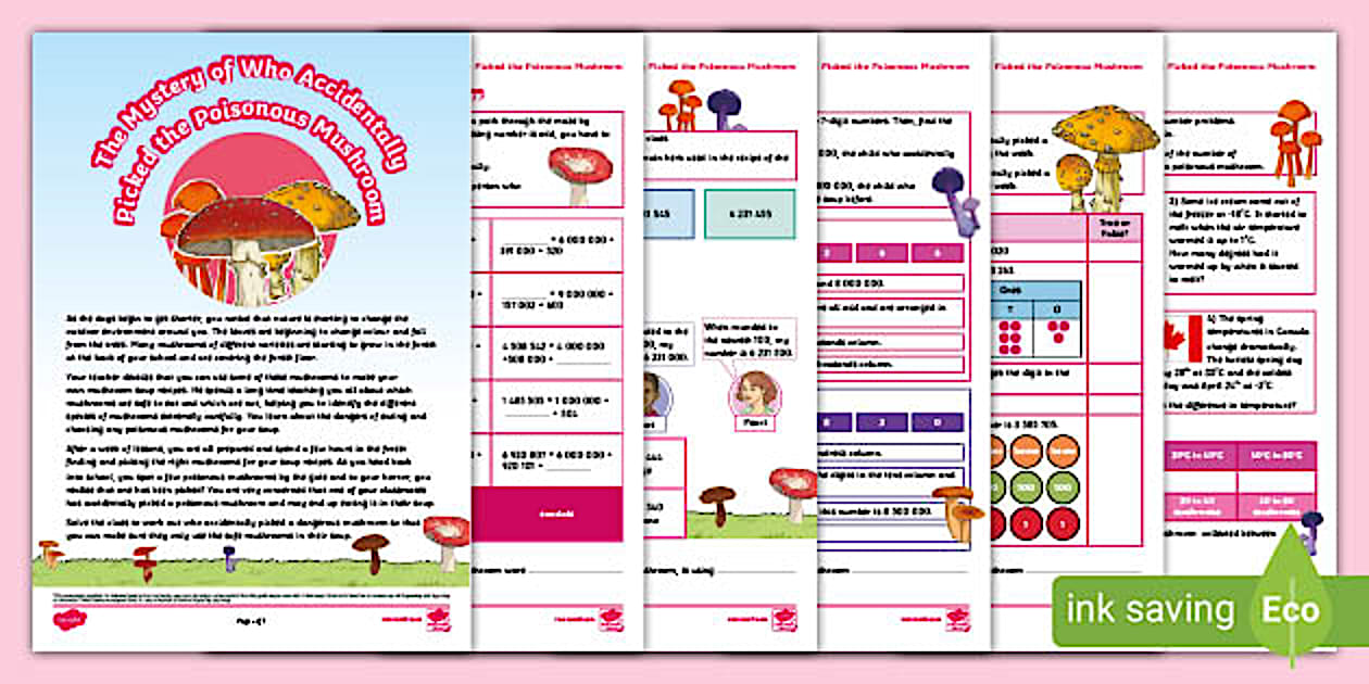 👉 Y6 The Mystery of Who Accidentally Picked the Poisonous Mushroom