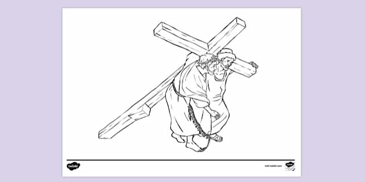 Printable Jesus Colouring Page | Colouring Sheets
