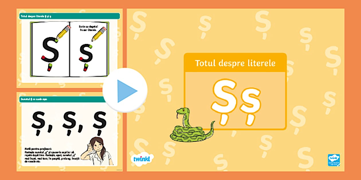 Totul despre litera Ș – Prezentare PowerPoint - Twinkl