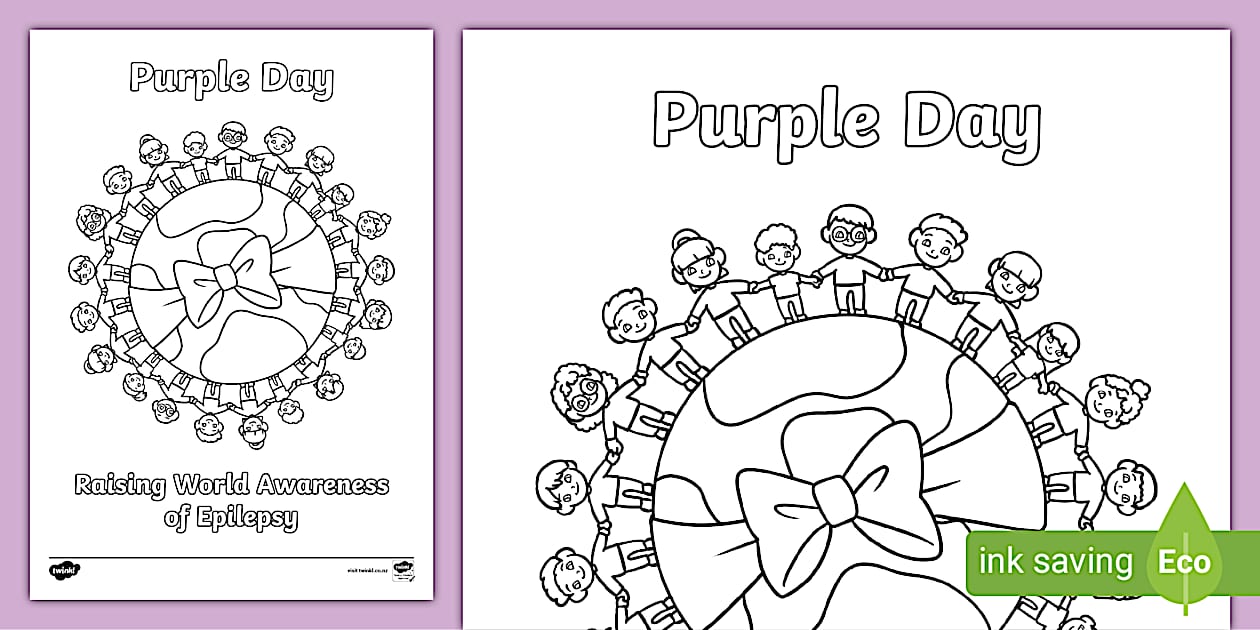 Epilepsy Awareness Day: Purple Day Activity (teacher made)