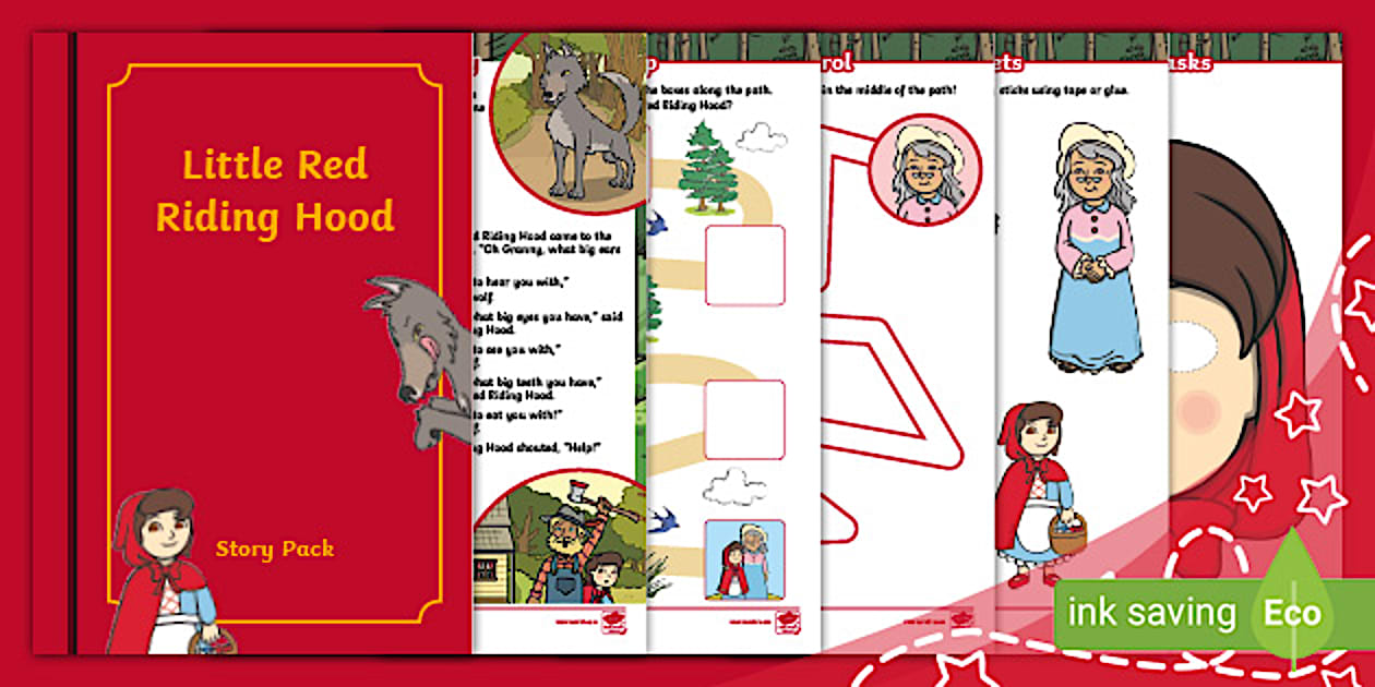 Little Red Riding Hood Story Pack - Twinkl