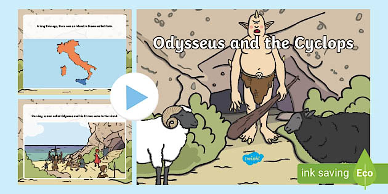 Odysseus and Cyclops PowerPoint (Teacher-Made) - Twinkl