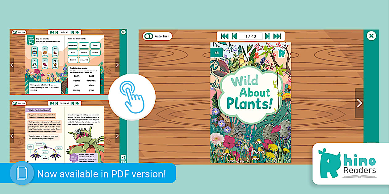 Level 6b Decodable Readers: Wild About Plants! - Twinkl