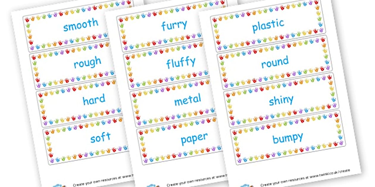 Materials Word Cards - Materials Literacy Primary Resources.