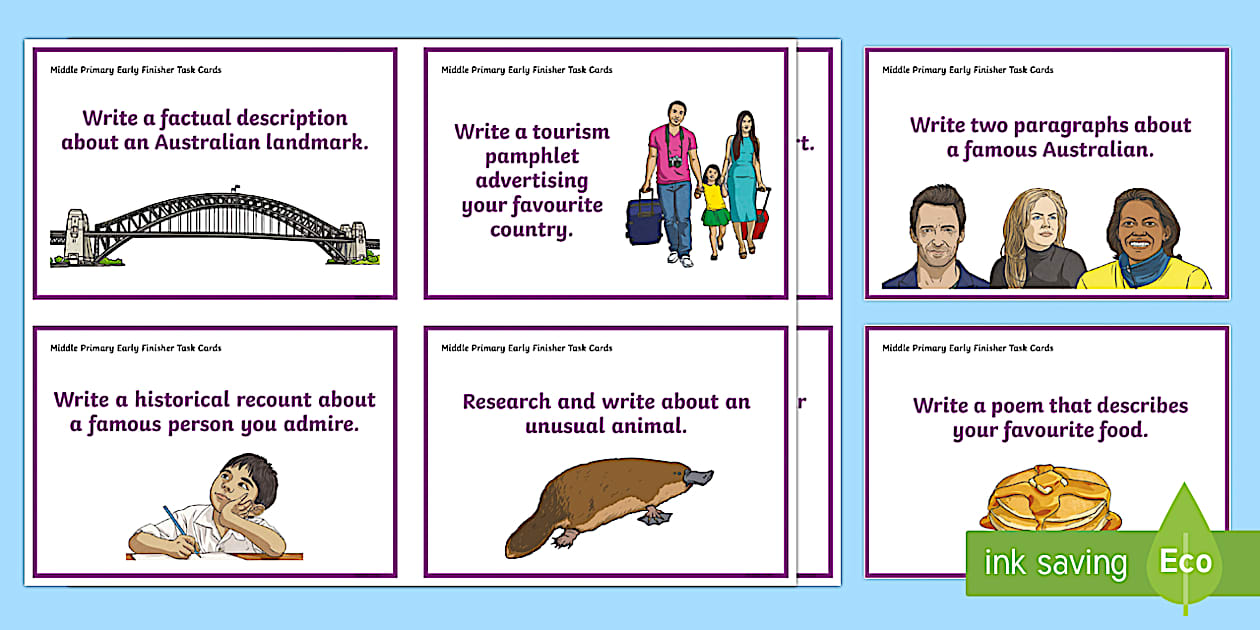Middle Primary Relief Teaching Cards - 3-4 - Relief Teaching