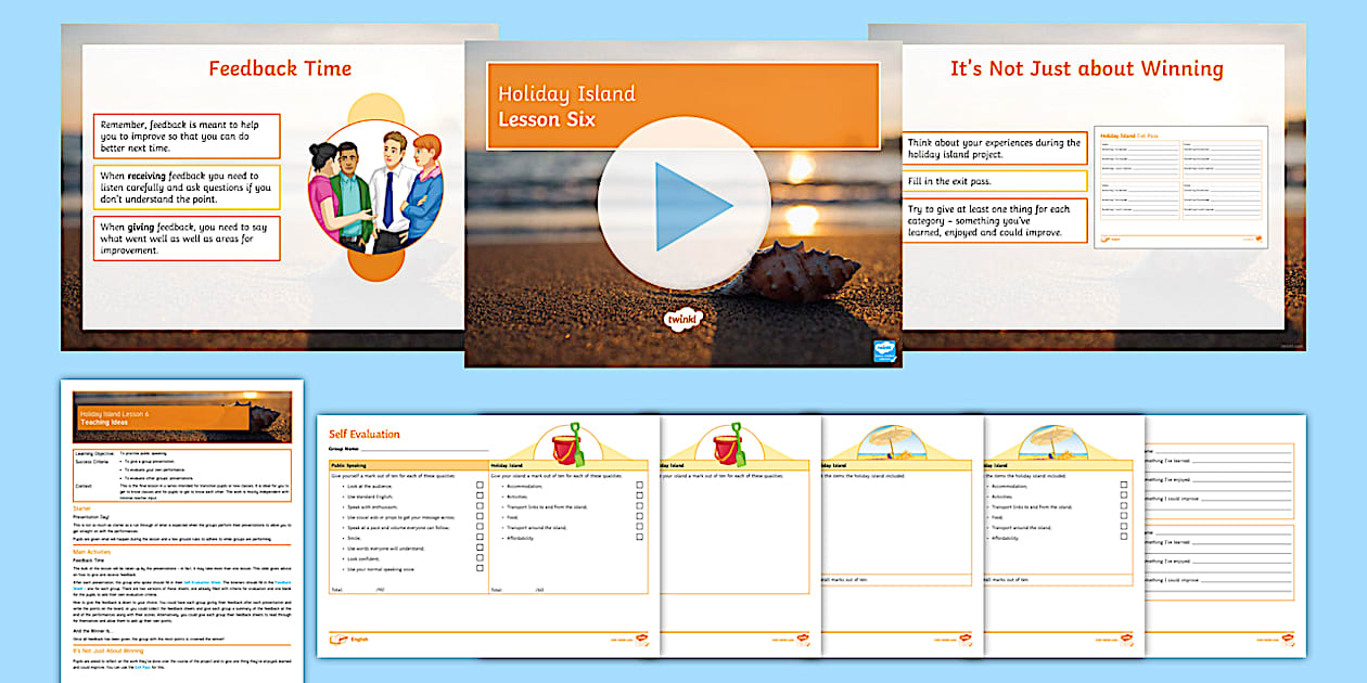 Key Skills for English: Holiday Island Lesson 6: Assessment
