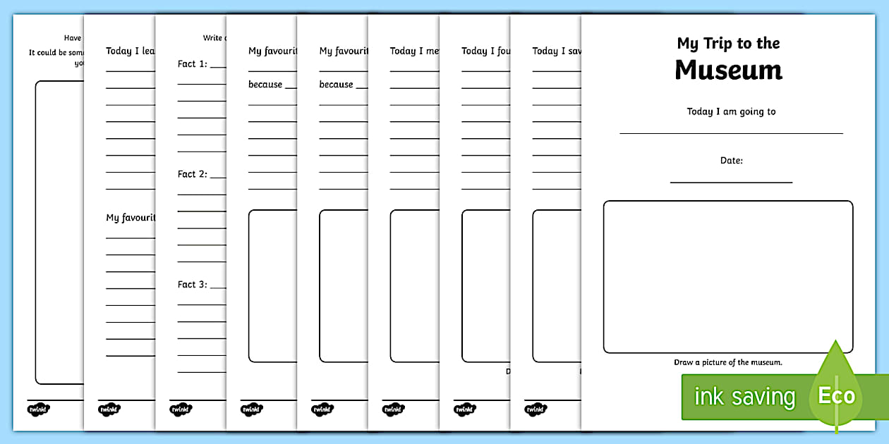 My Trip to the Museum Booklet (Teacher-Made) - Twinkl