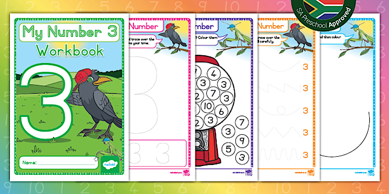 Preschool Numeracy: My Number 3 Workbook (teacher made)