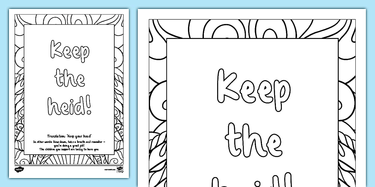 Scottish ELC Staffroom Doodle Poster (teacher made) - Twinkl