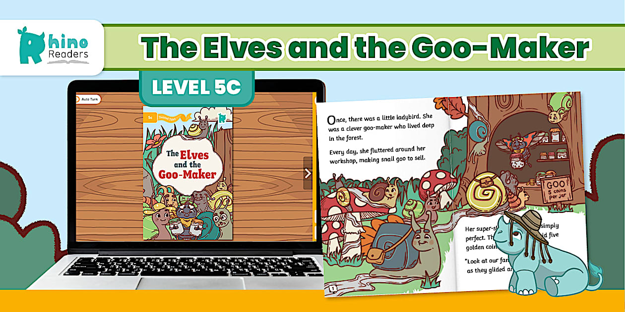 Level 5c Decodable Readers: The Elves and the Goo-Maker