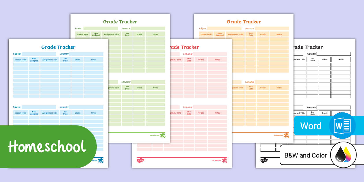Homeschool Gradebook to Track Student Grades | Twinkl USA