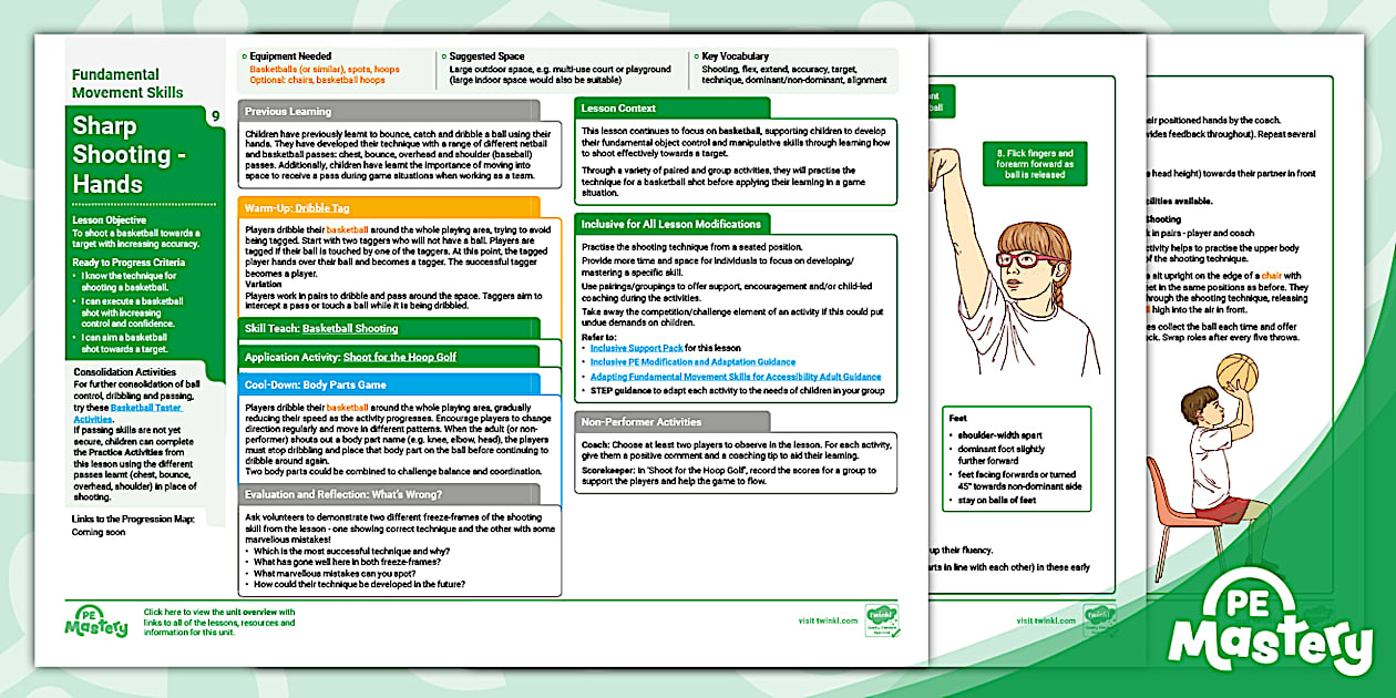 Y4 Fundamental Movement Skills L9 - Basketball Shooting
