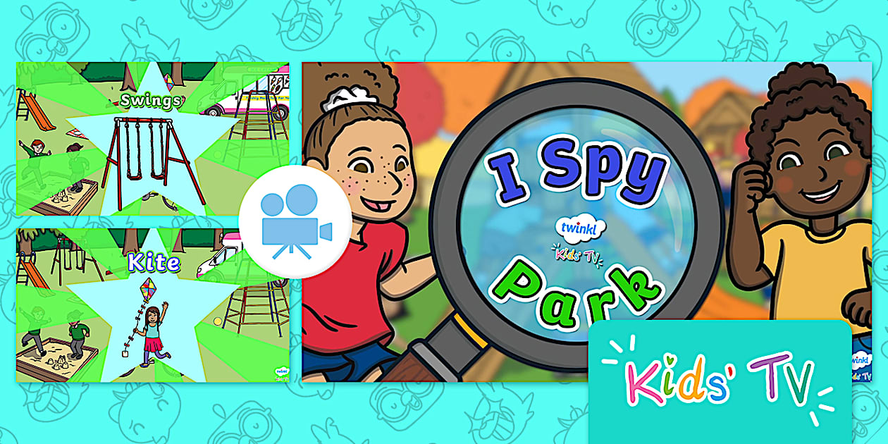 I Spy at the Park - Twinkl kids TV Activity (teacher made)
