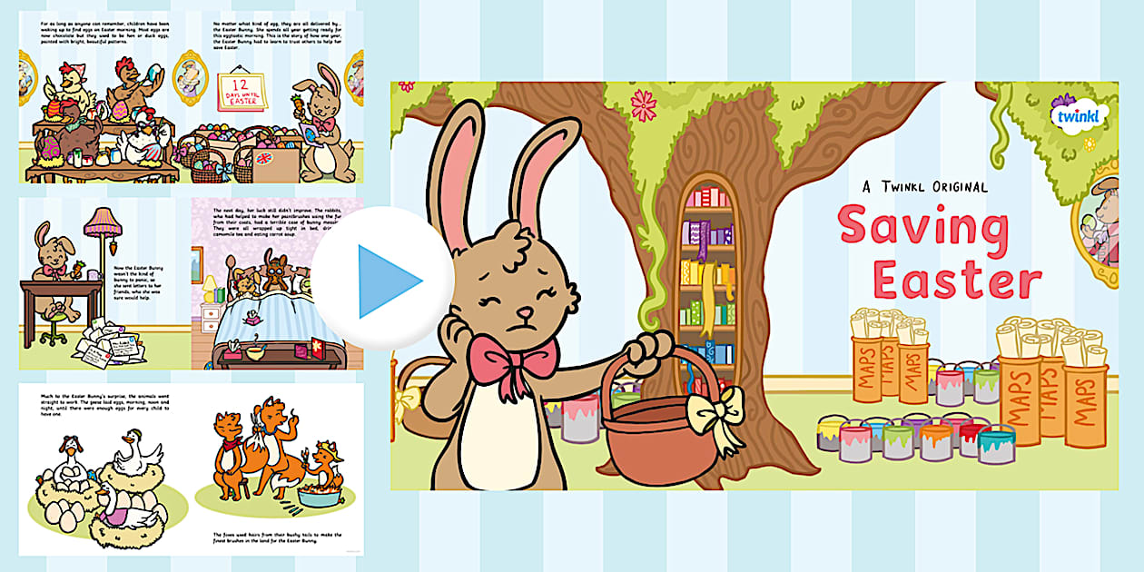 Easter Bunny Story PPT | Saving Easter PowerPoint - Twinkl