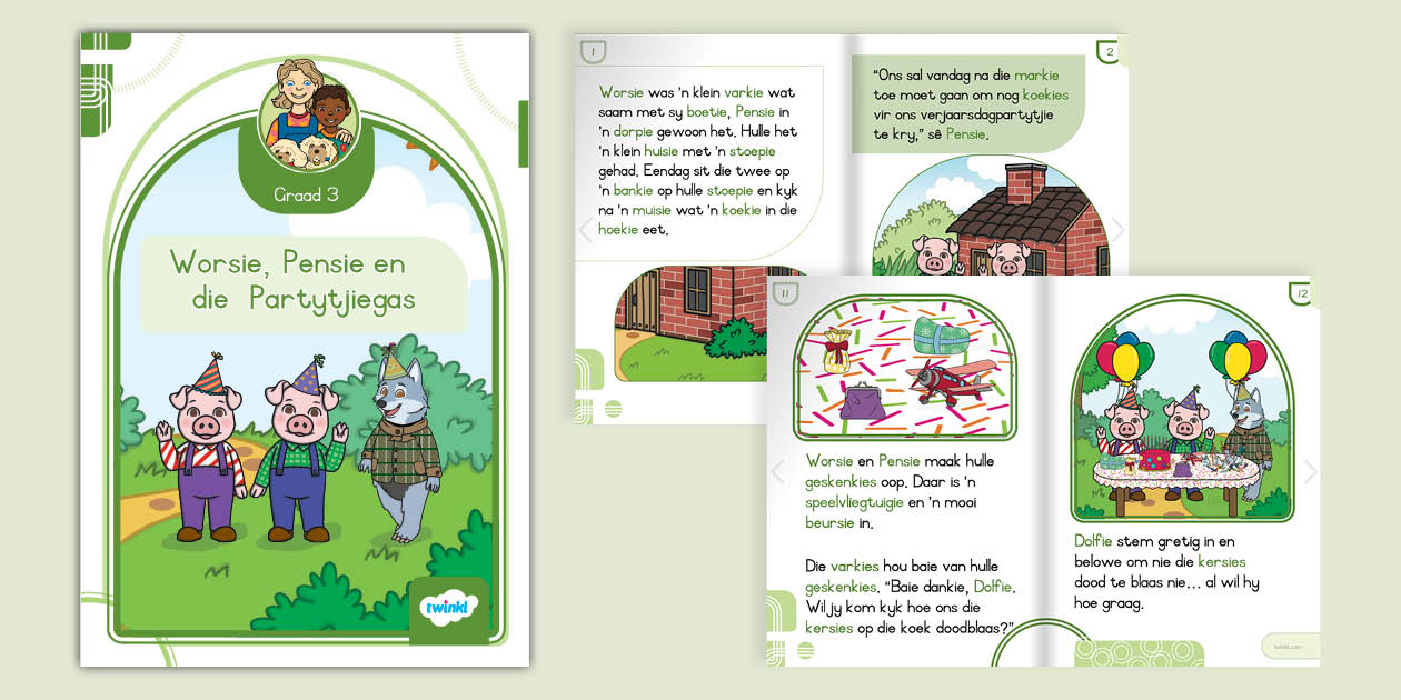 Graad 3 Klanke Verkleinwoorde -ie e-boek (teacher made)