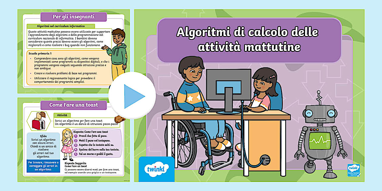 PowerPoint: Algoritmi (professor feito) - Twinkl