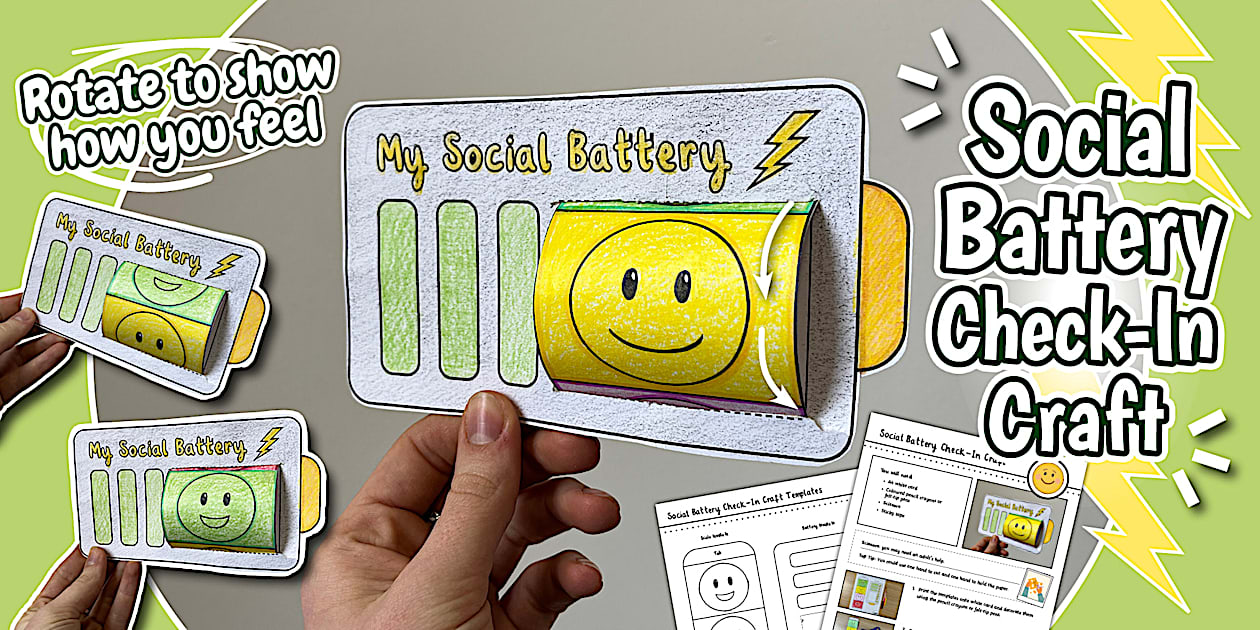 Social Battery Check-In Craft