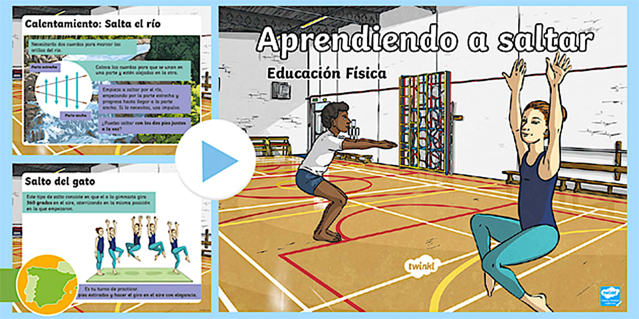 Presentación: Aprendiendo a saltar - Educación Física