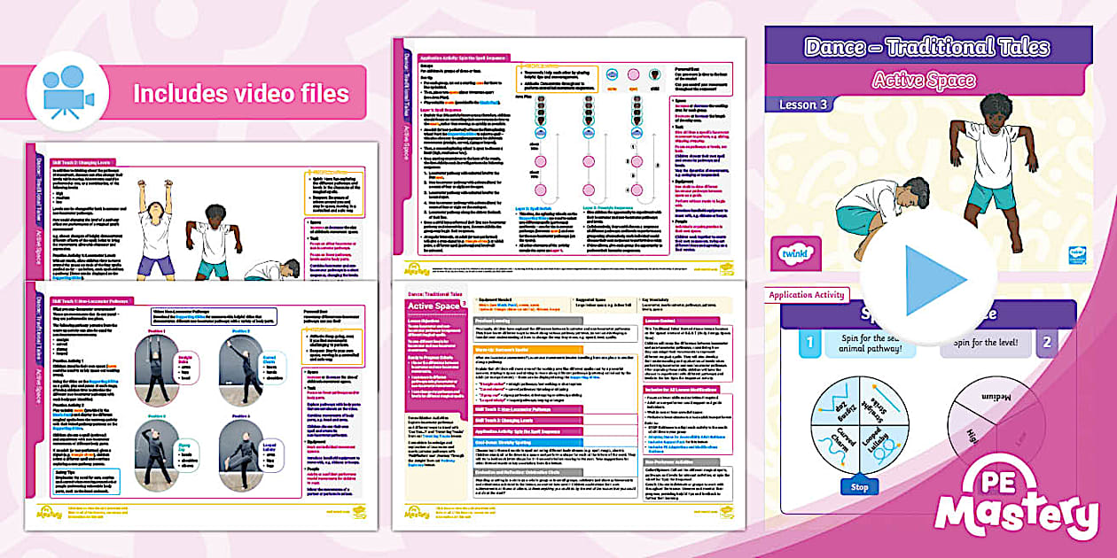 KS1 Traditional Tales Dance Lesson 3 - Active Space