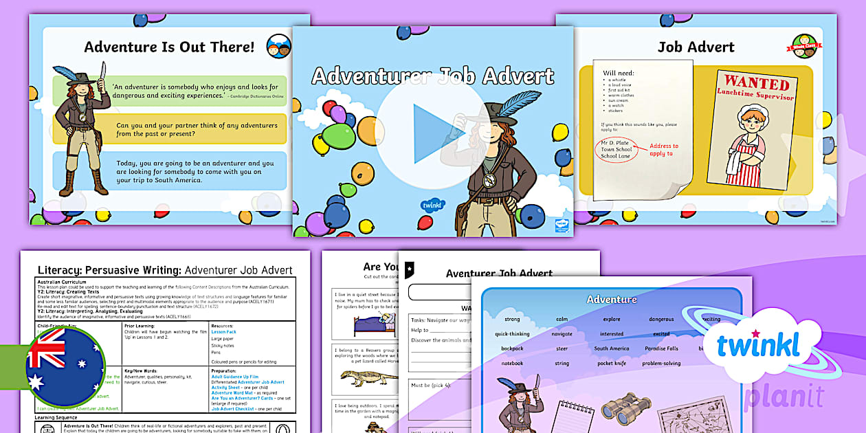 PlanIt English Year 2 Explorers: Up and Amelia Earhart: Persuasive ...