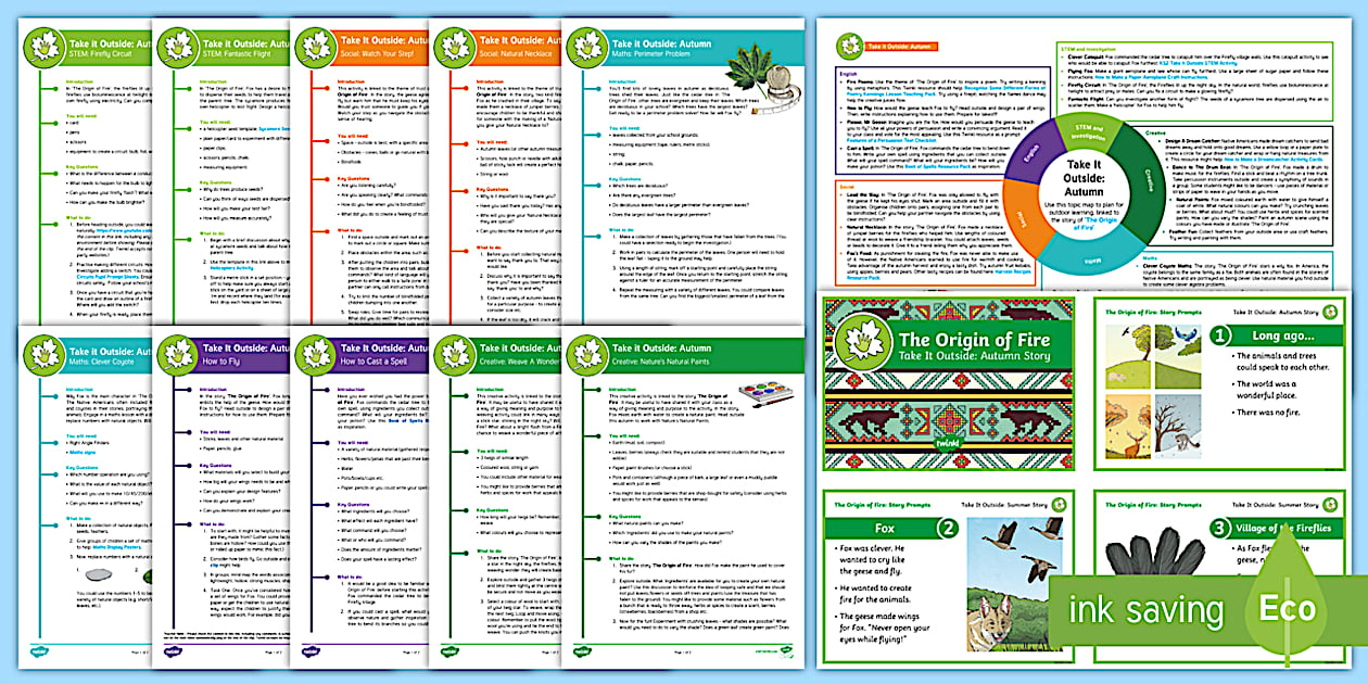 Autumn 0utdoor Learning Activities - KS2 Take It Outside