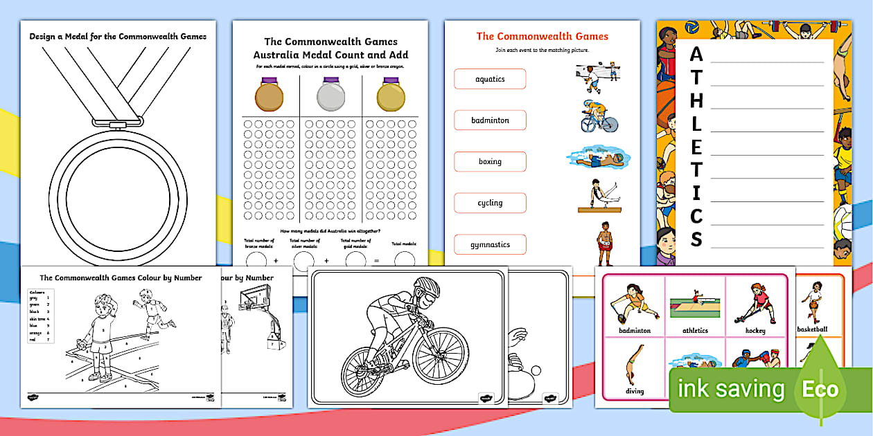 EYFS The Commonwealth Games Activity Pack - Twinkl