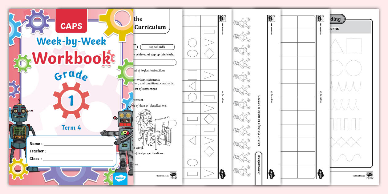 Robotics And Coding Grade 1 Term 4 Caps Curriculum Workbook