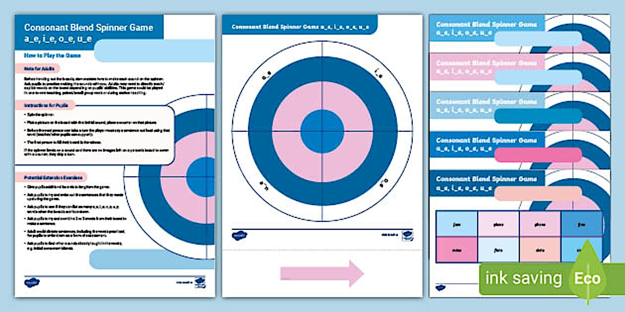 Magic e Spinner Game (teacher made) - Twinkl