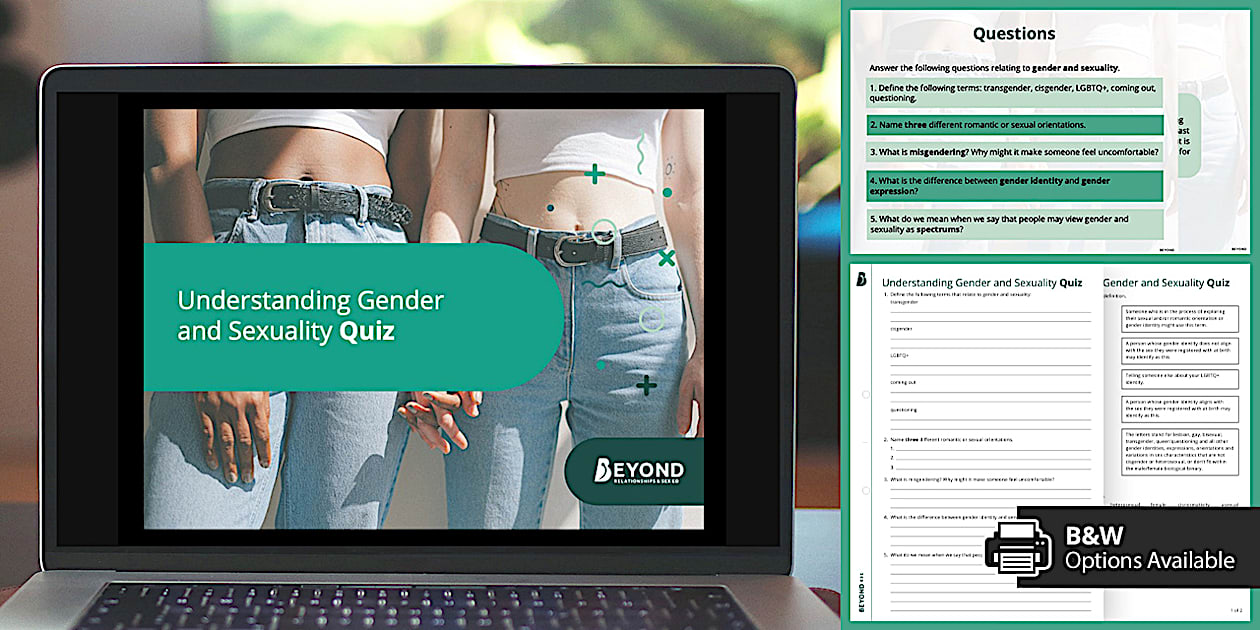 Gender and Sexuality Quiz | KS3/KS4 RSE | Beyond