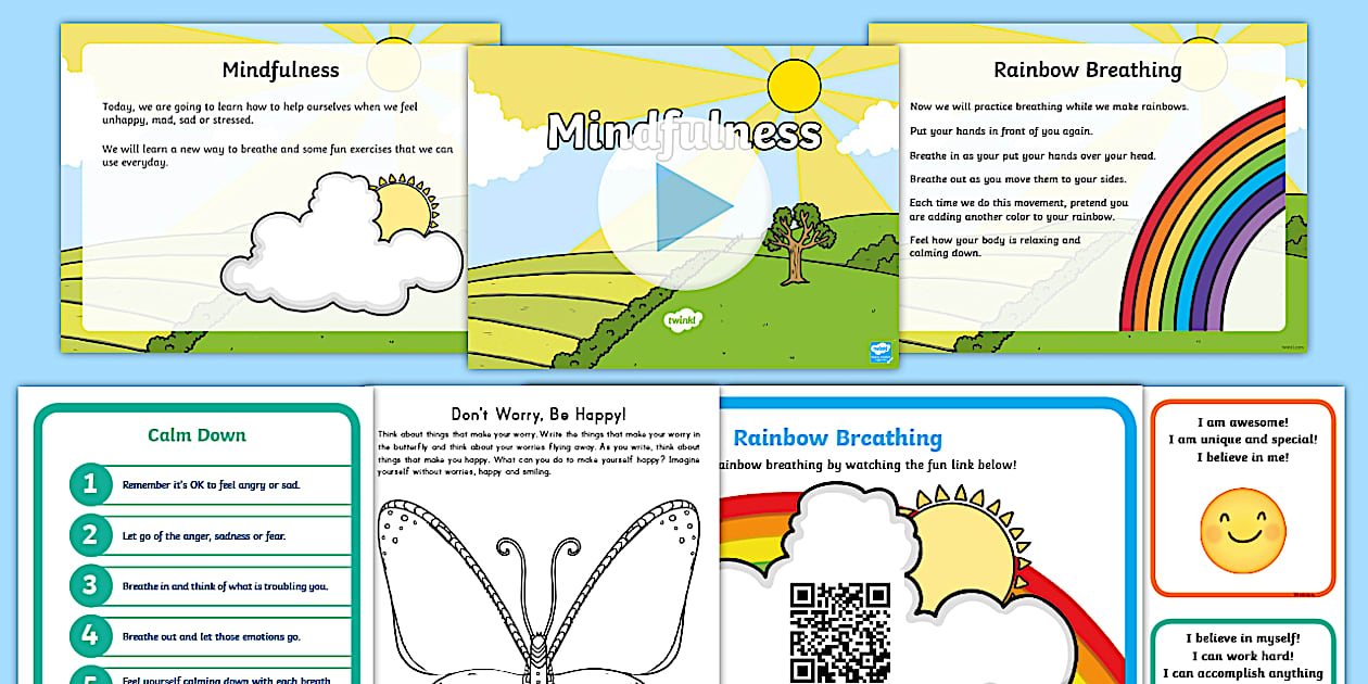 Teaching Mindfulness in the Classroom Activity Pack - Twinkl
