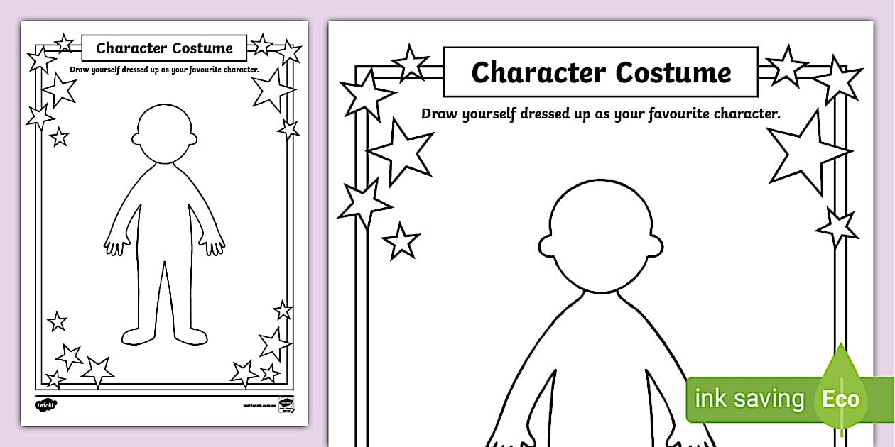 Design Your Own Character Costume (Teacher-Made) - Twinkl