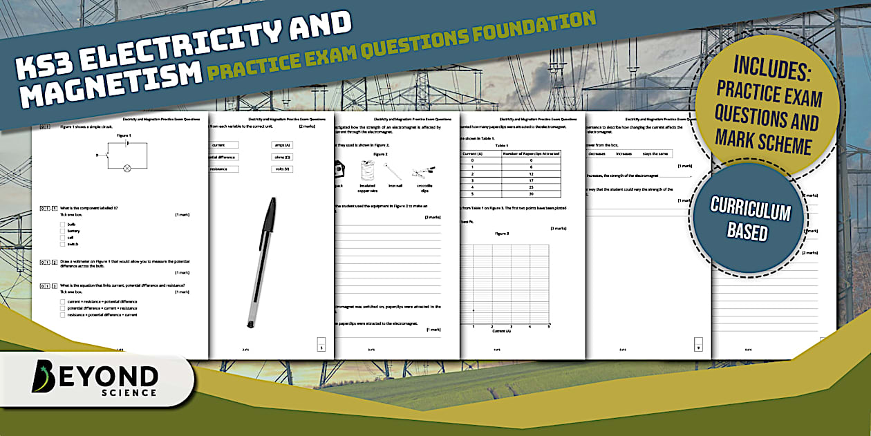 Electricity and Magnetism Test Questions - Foundation | KS3