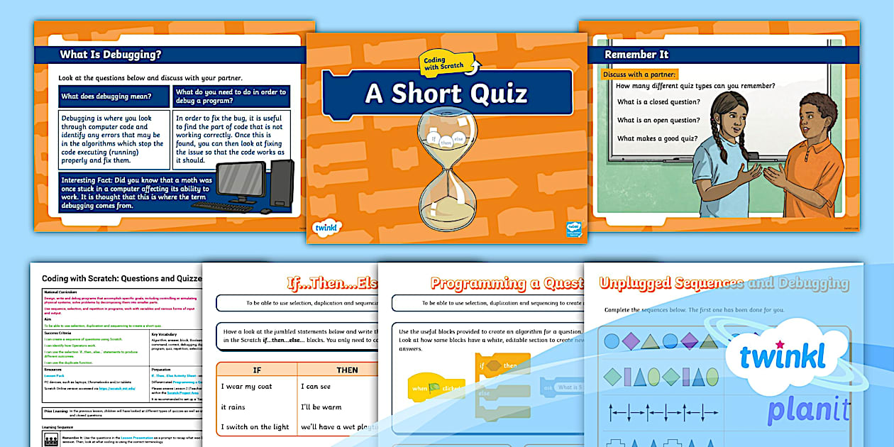 Computing Questions And Quizzes A Short Quiz Year 4 Lesson 2
