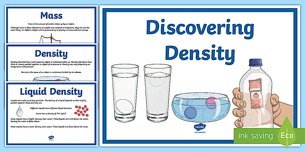 Discovering Density Display Posters (teacher made) - Twinkl