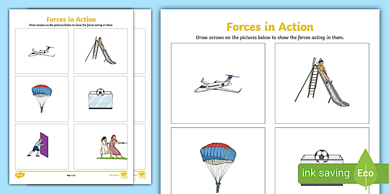 Forces in Action (teacher made) - Twinkl