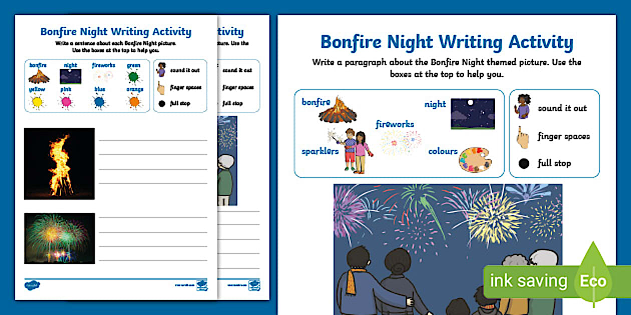 Bonfire Night Writing Activities EYFS | Twinkl Teach