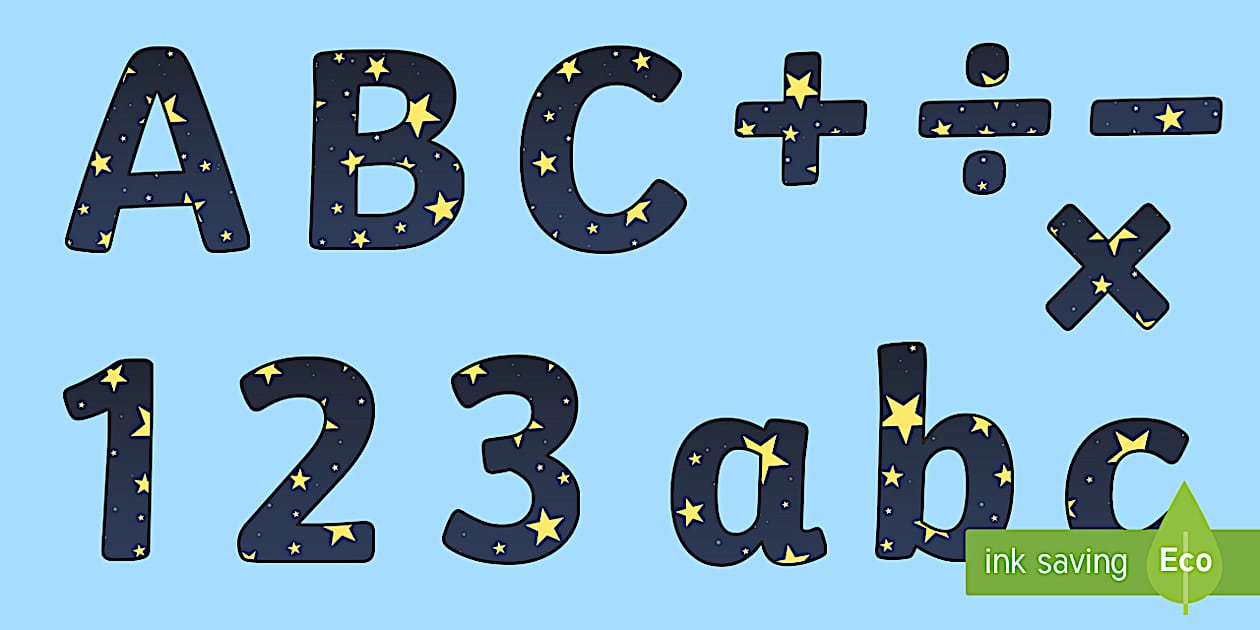 Reach for the Stars Display Lettering - Reach for the Stars Display ...