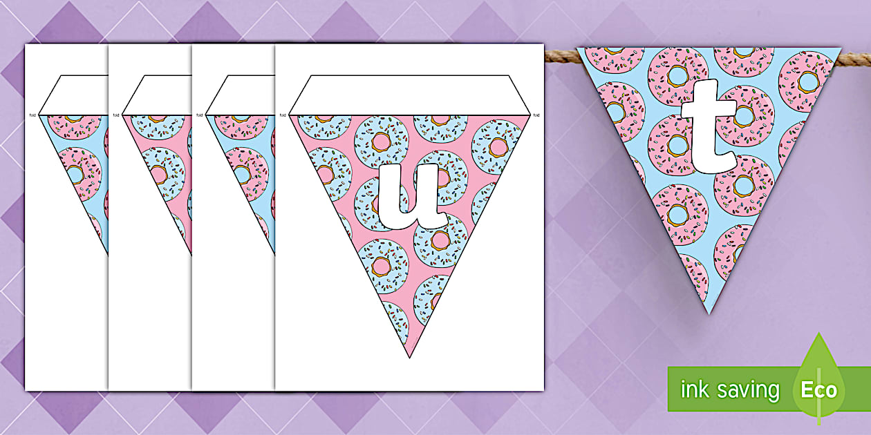 Donuts with Dad Bunting | Father’s Day | Twinkl USA