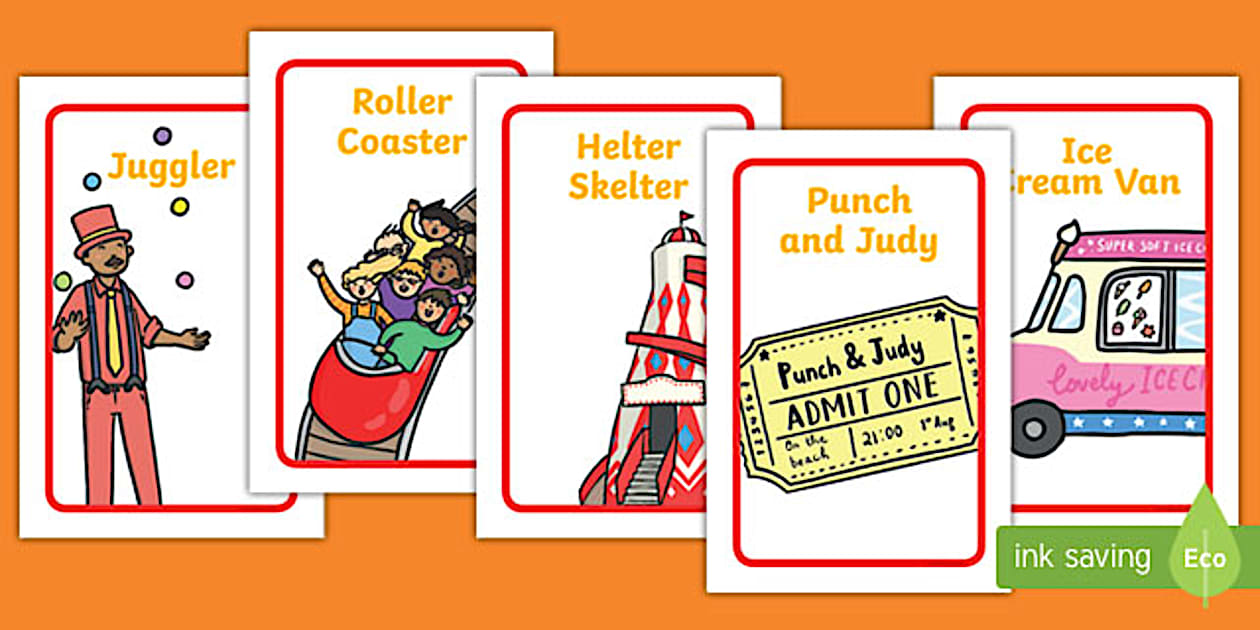 IKEA Tolsby/Fiestad Fairground Signs Prompt Frame - Twinkl