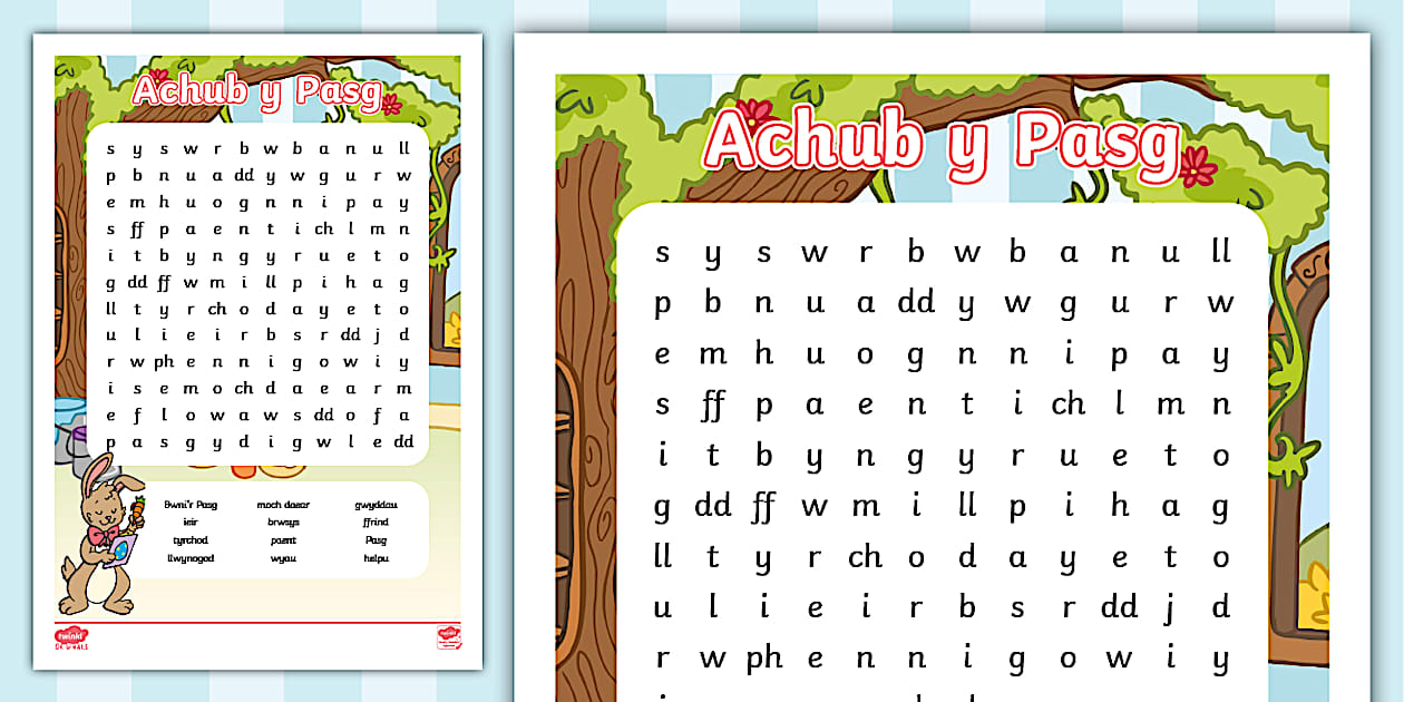 Achub y Pasg: Chwilair (teacher made) - Twinkl