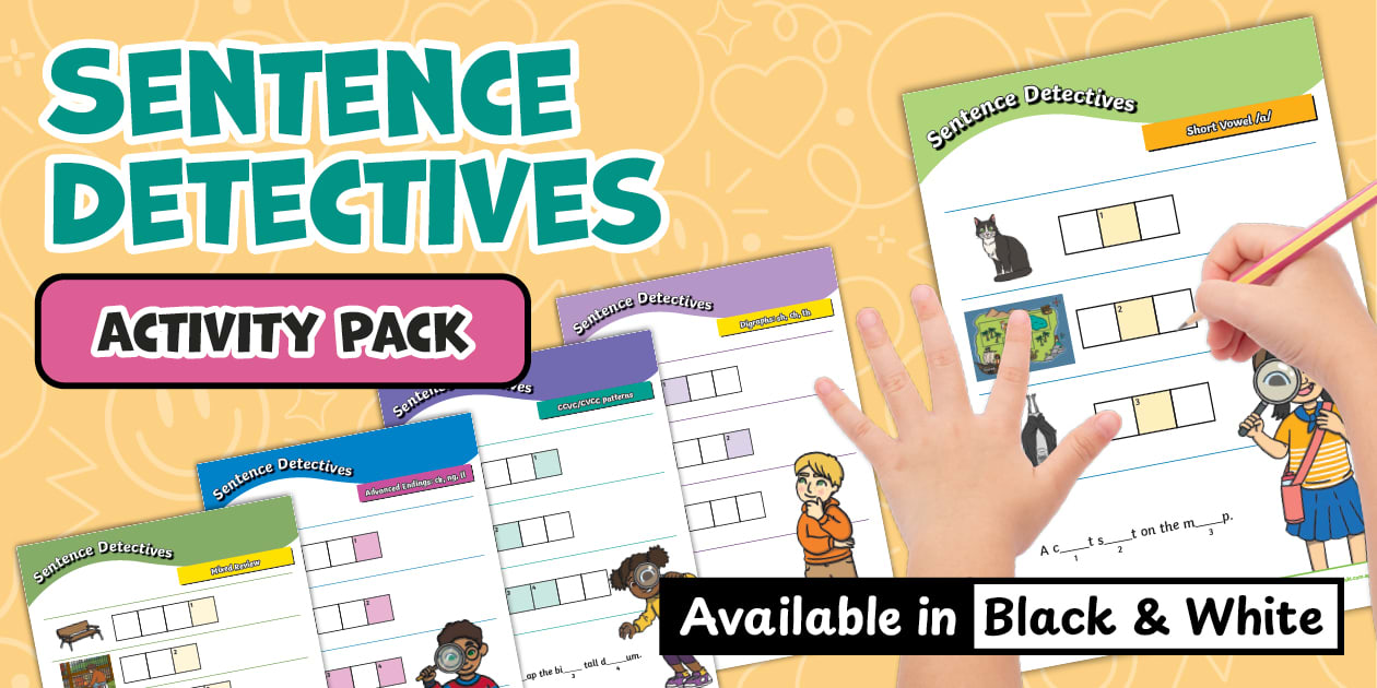 Sentence Detectives Activity Pack