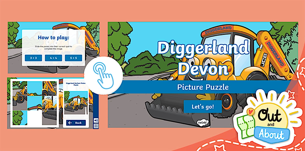 Diggerland Devon Picture Puzzle - Twinkl