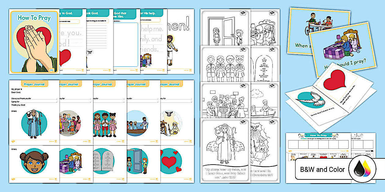 Homeschool Prayer Activity Pack | Resource | Twinkl USA