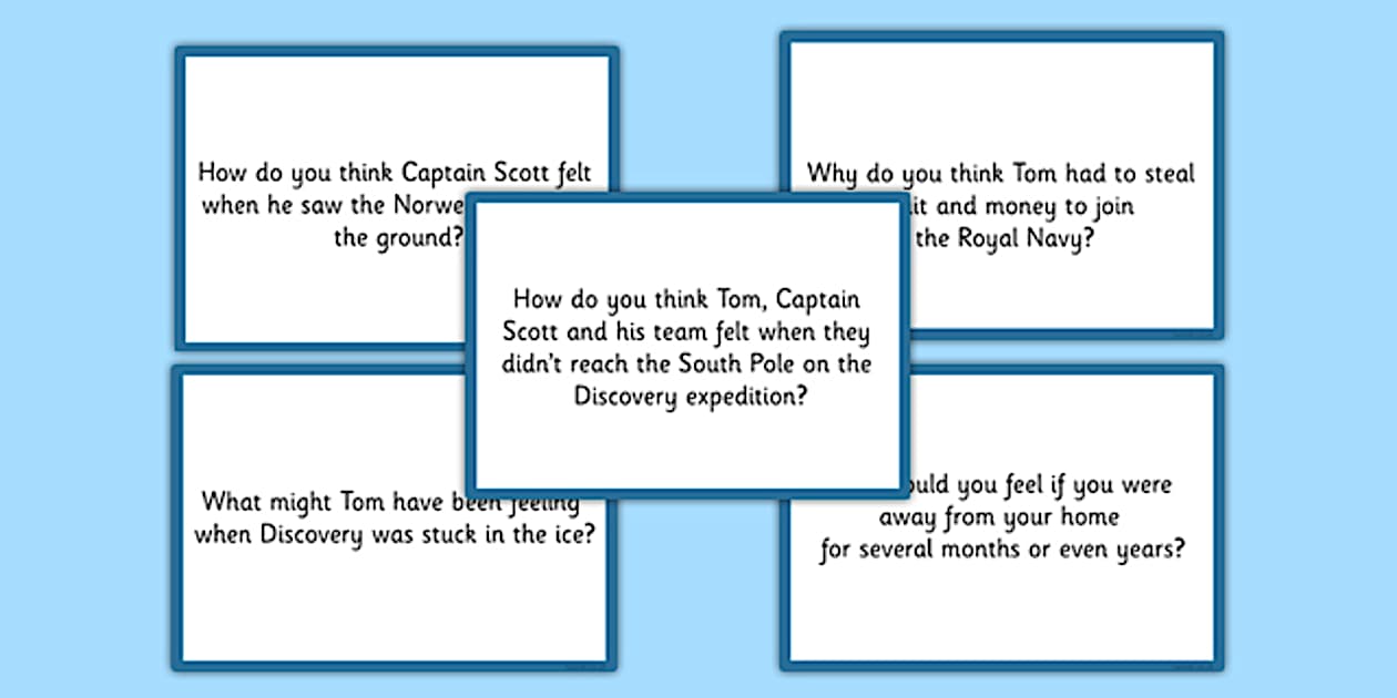 Tom Crean Talk and Discuss Cards (teacher made) - Twinkl