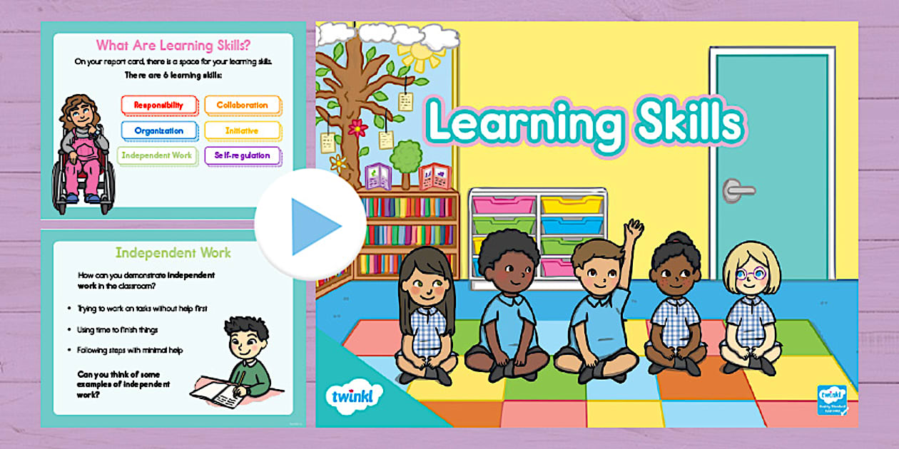 Ontario Learning Skills Primary PowerPoint Presentation