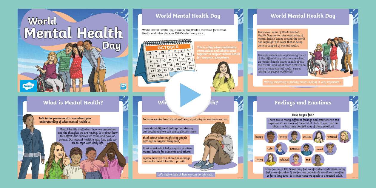 KS2 World Mental Health Day Presentation for Children