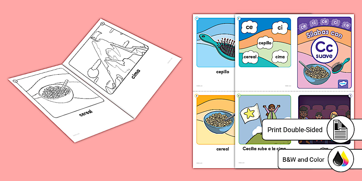 Libros fonéticos - Sílabas con Cc suave (teacher made)