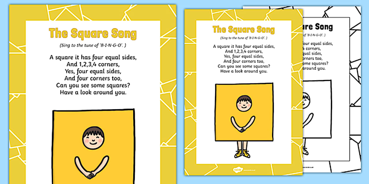 The Square Song (Teacher-Made) - Twinkl