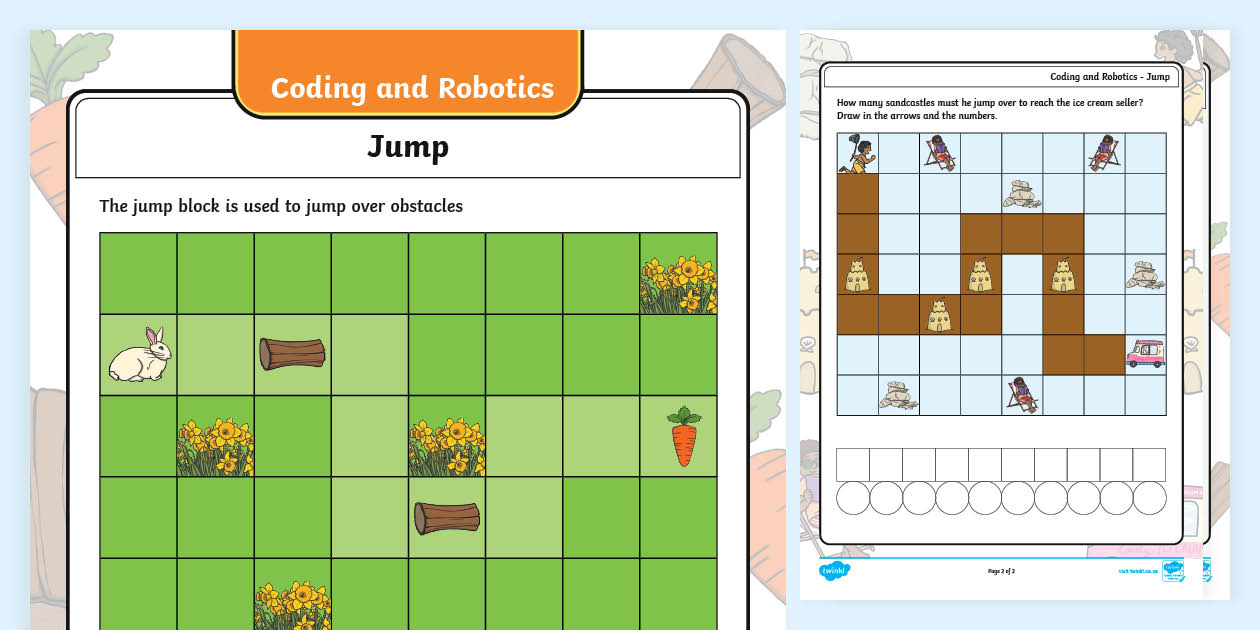 Robotics and Coding - Jump (teacher made) - Twinkl Robotics and Coding - Jump (teacher made) - Twinkl