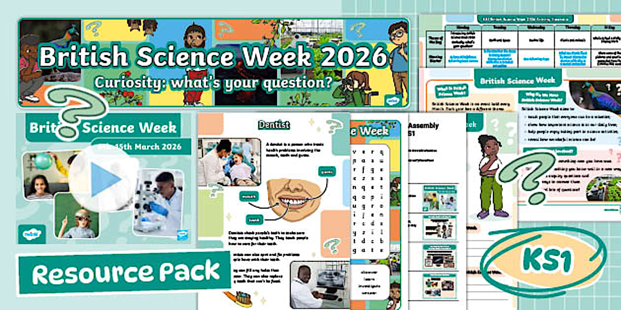 KS1 British Science Week 2026 Resource Pack